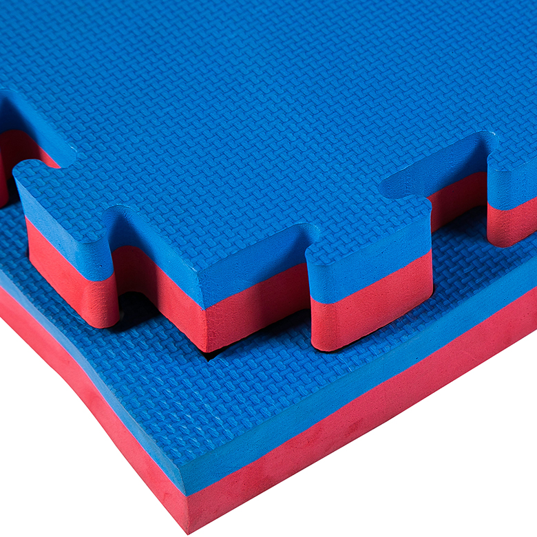 40mm Interlocking EVA tatami gym Floor Mats Blue & Red