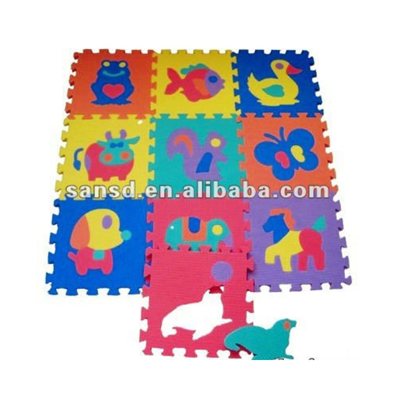 Excellent quality Animal Print Mats - Safety kids bedroom eva jigsaw ...